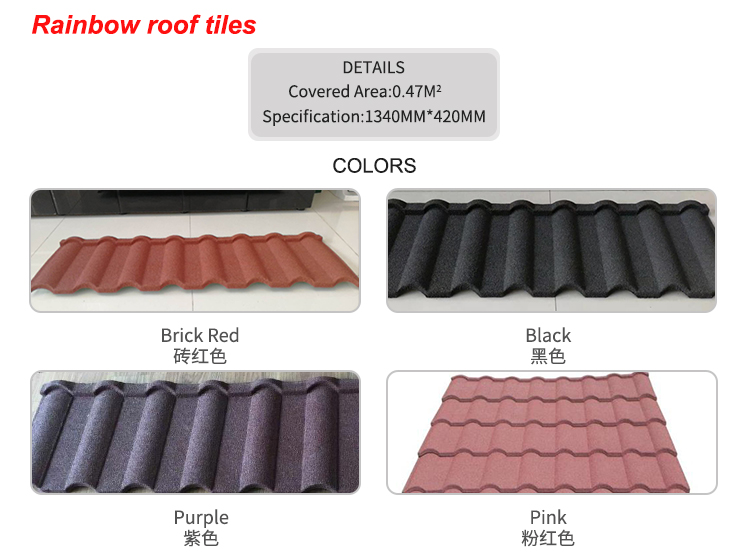 Rainbow Roof Tiles - https://hkbuildingmaterial.com/